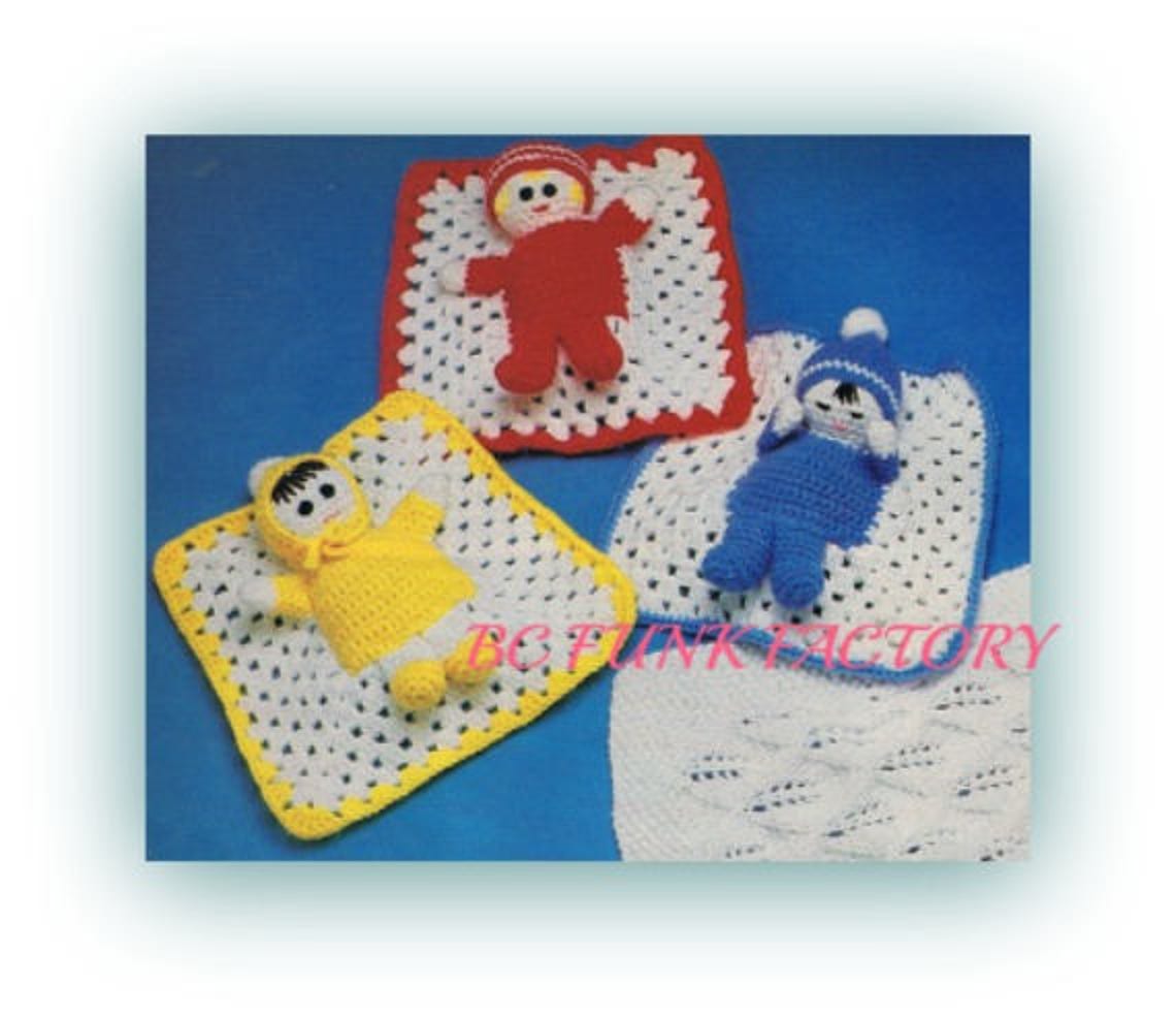Puppet Baby in Blanket Crochet Pattern Vintage 1970's PDF - Etsy