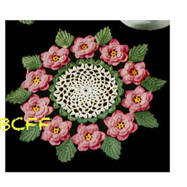 Rose Doily Pattern - Etsy