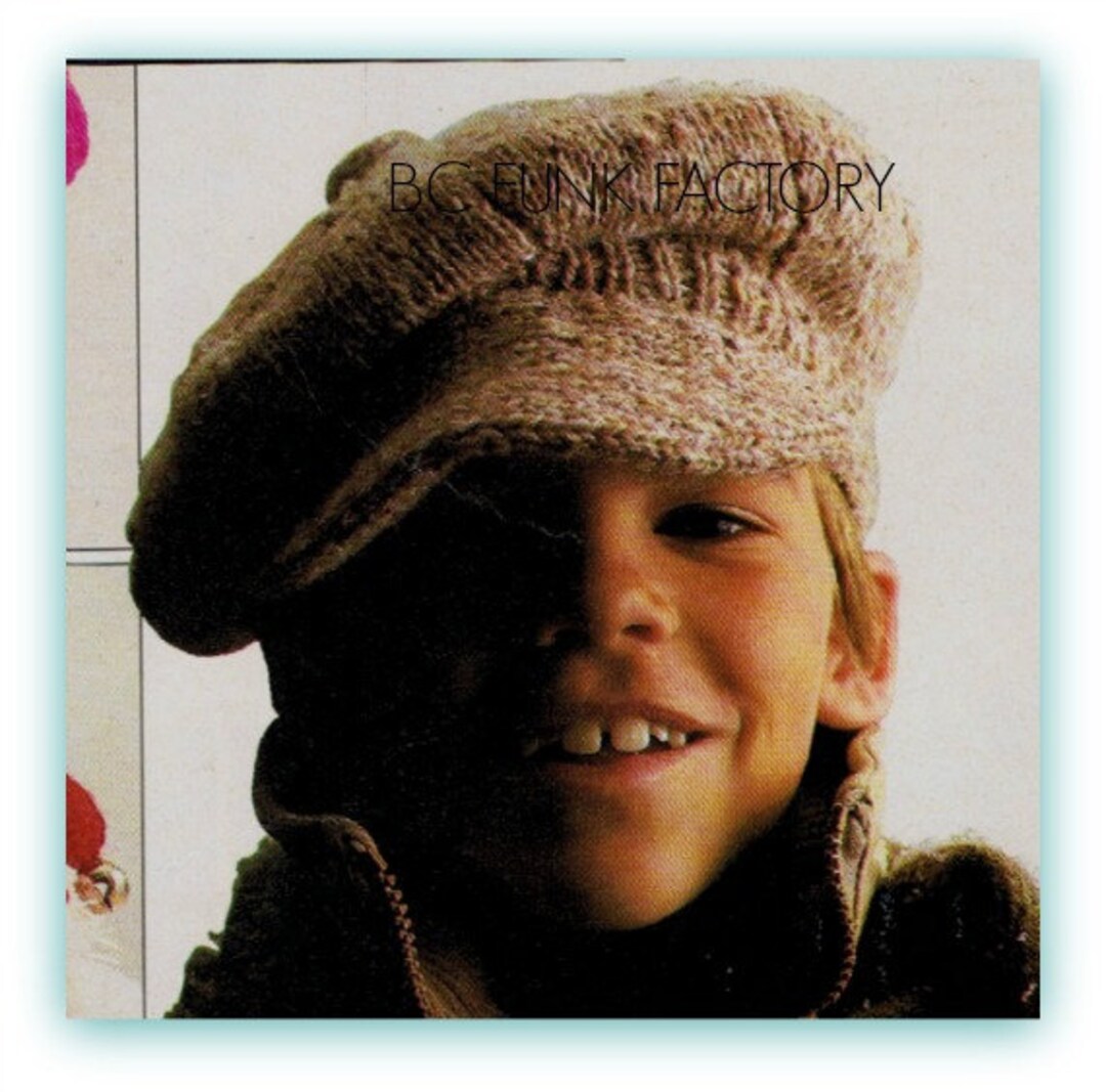 Newsboy Cap Knitting Pattern Sizes for Children - Women - Men Vintage ...