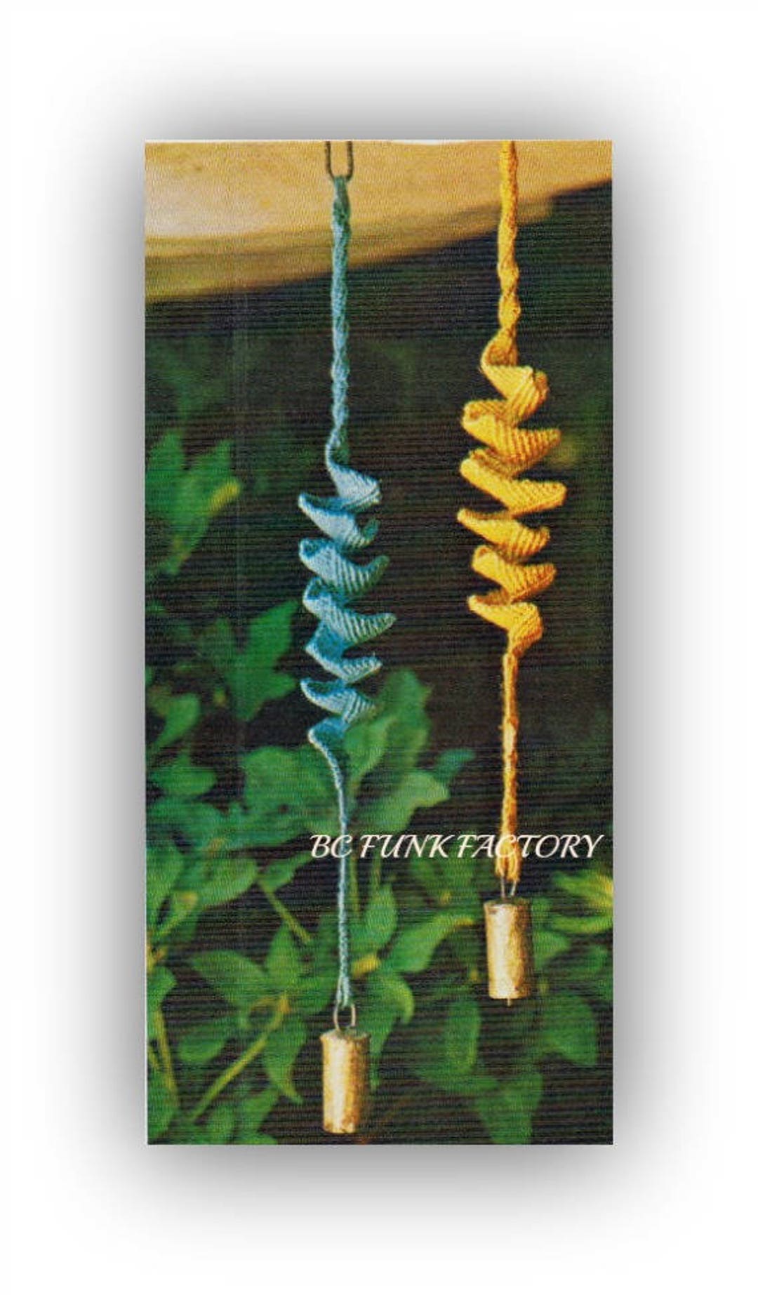 Macrame Pagoda Bell Chimes Pattern Spiralling Bell Chimes Patio Decor ...
