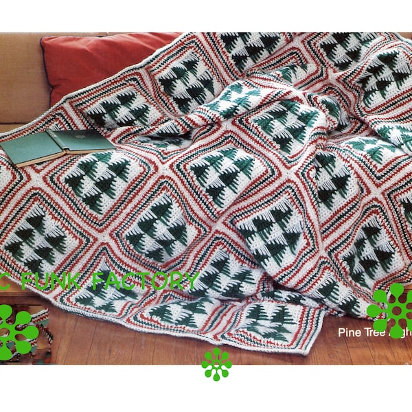 Crochet Tree Square Pattern - Etsy