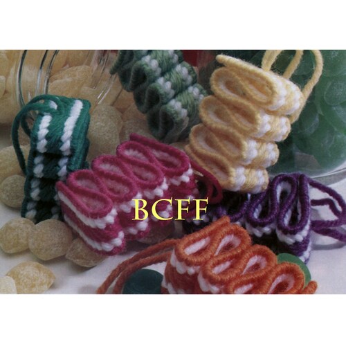 Ribbon Candy Plastic Canvas Pattern Christmas Tree Decor - Etsy
