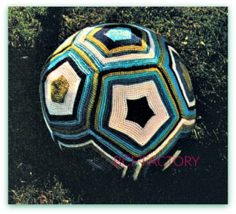 Roly Poly Balls Crochet Pattern Vintage 1970's Home Decor | Etsy