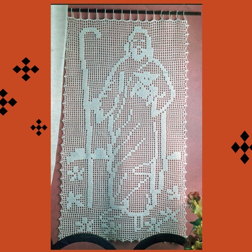 Shepherd Crochet Pattern Filet Thread Crochet Religious - Etsy