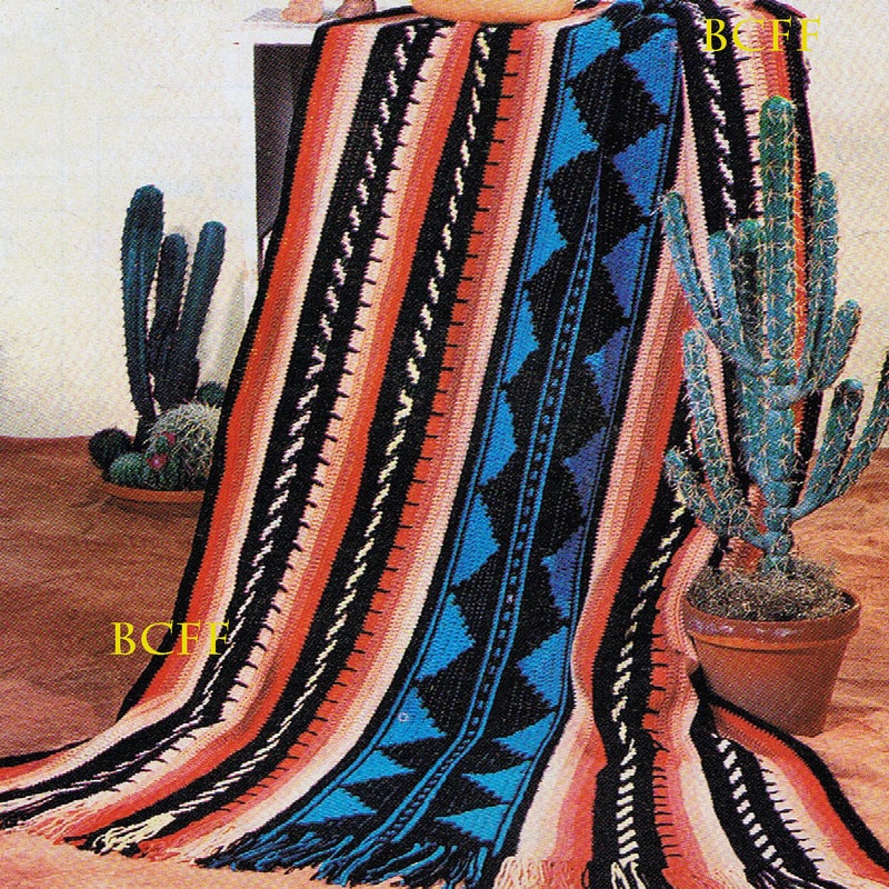 Southwest Afghan - Etsy