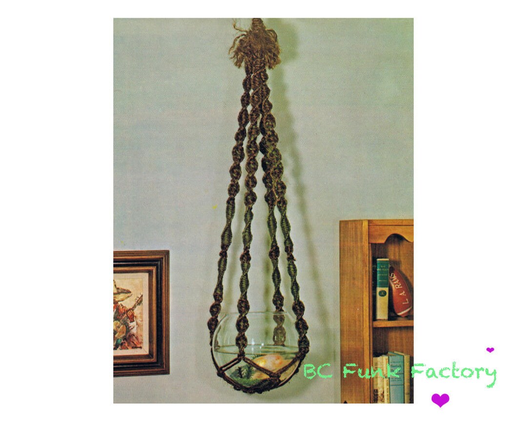 PDF Macrame Pattern Macrame Plant Holder Pattern Use for Air Plants or ...