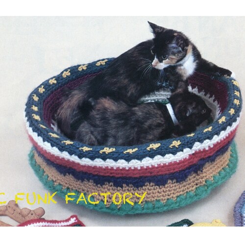 Crochet Kitty Bed Pattern - Etsy