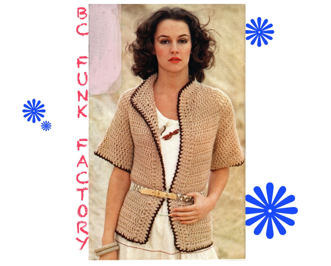 Crochet Pattern - Womens Crochet Jacket - Summer Sweater Jumper - PDF ...