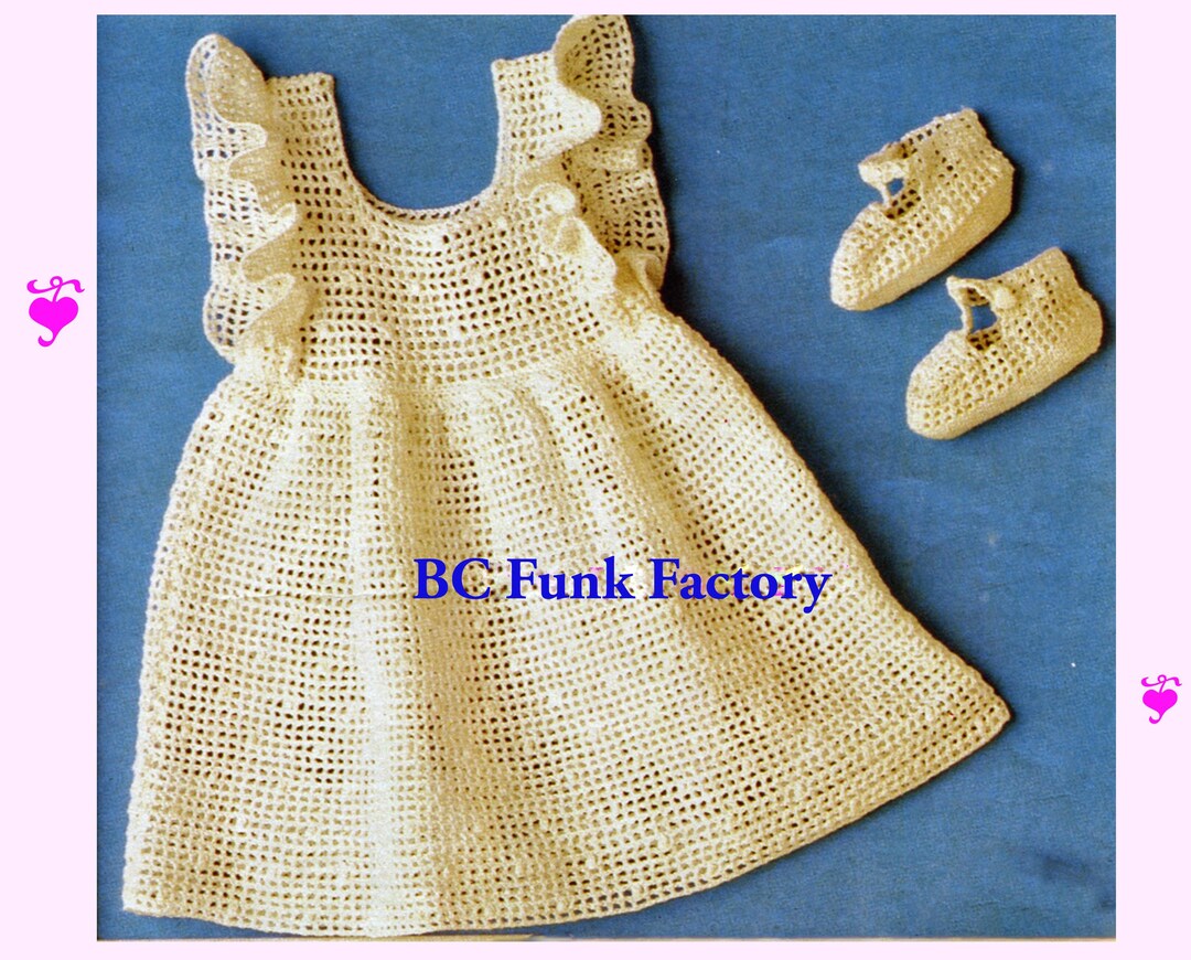 Crochet Pattern Girls Filet Dress Summer Crochet for Girls PDF Crochet ...