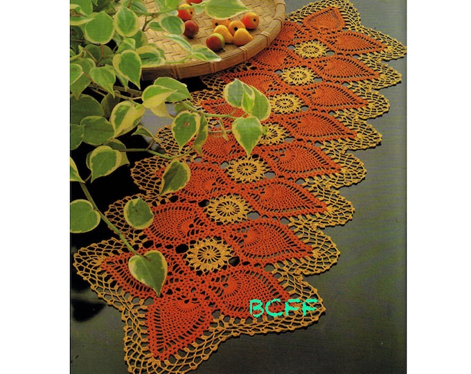 Crochet Runner Doily Pattern - Butterfly Runner Crochet - Thread ...