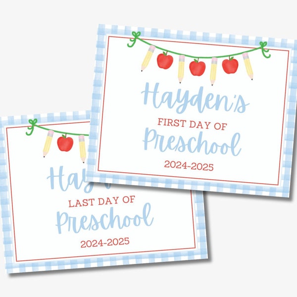 First Day of School Sign - Etsy