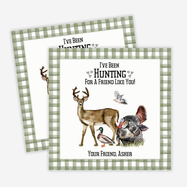 Hunting Card - Etsy