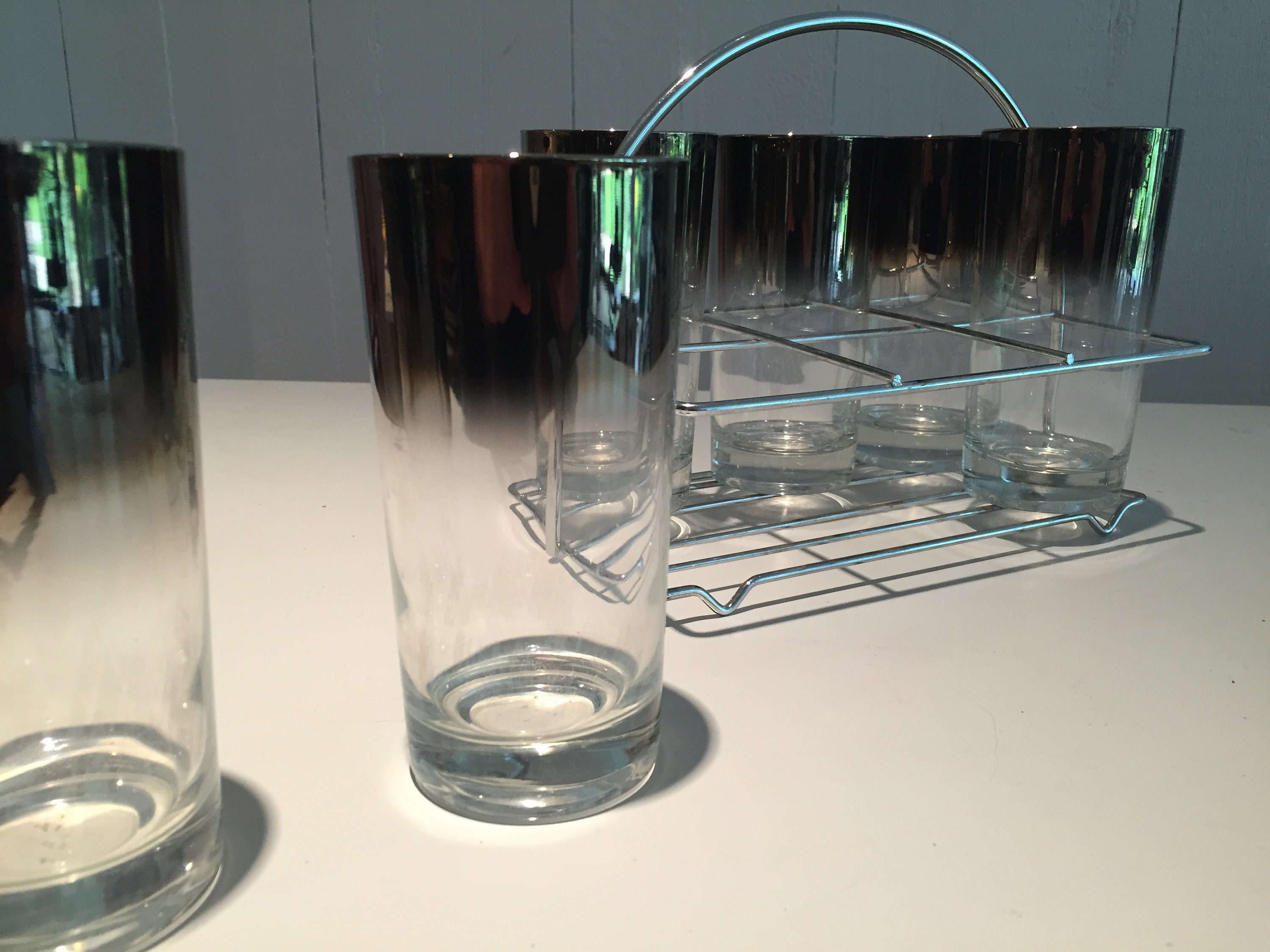 Sidney Sigetti, "vitreon Queen" Lustreware Cocktail Set. High-ball ...