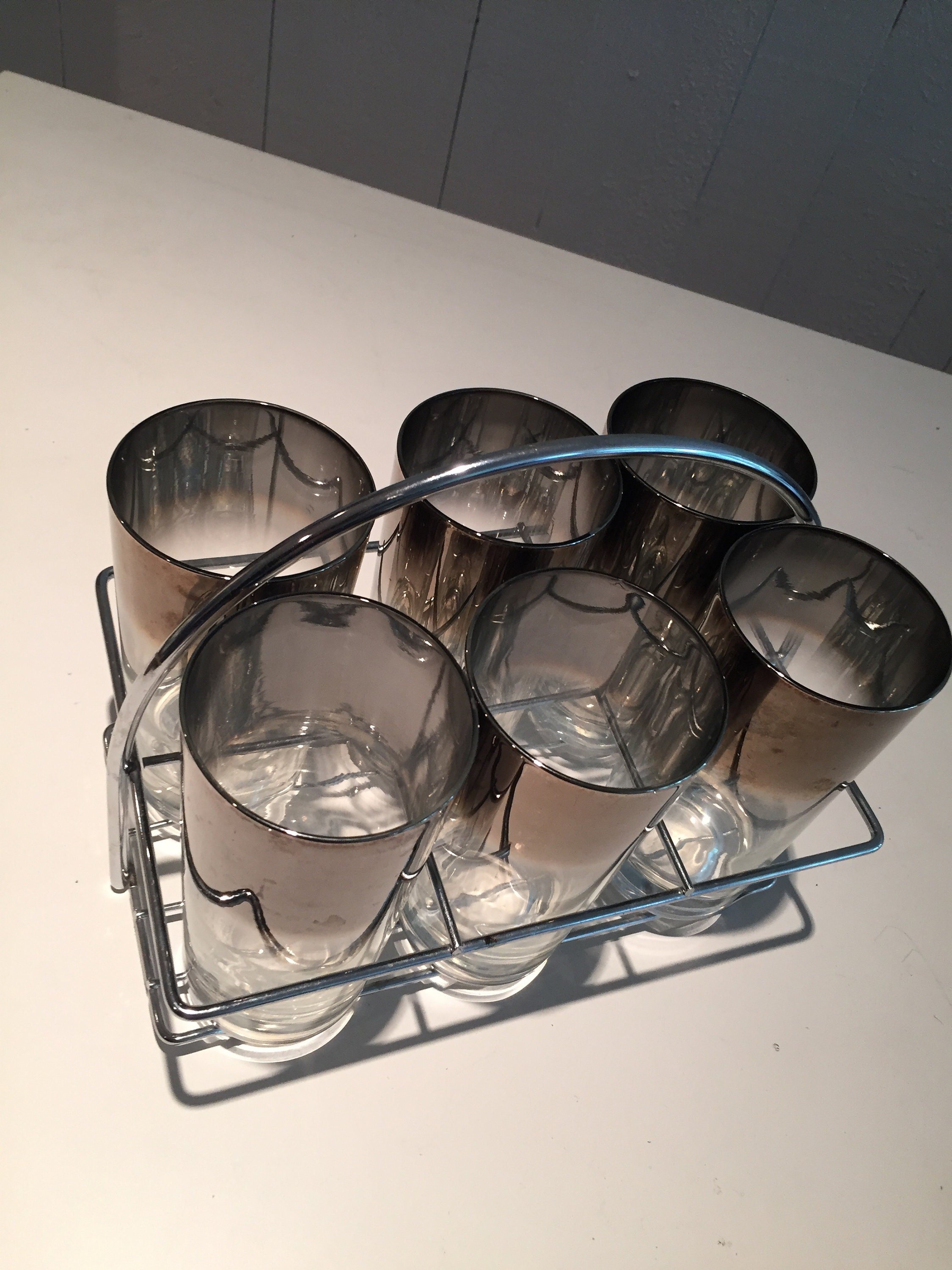 Sidney Sigetti, "vitreon Queen" Lustreware Cocktail Set. High-ball ...