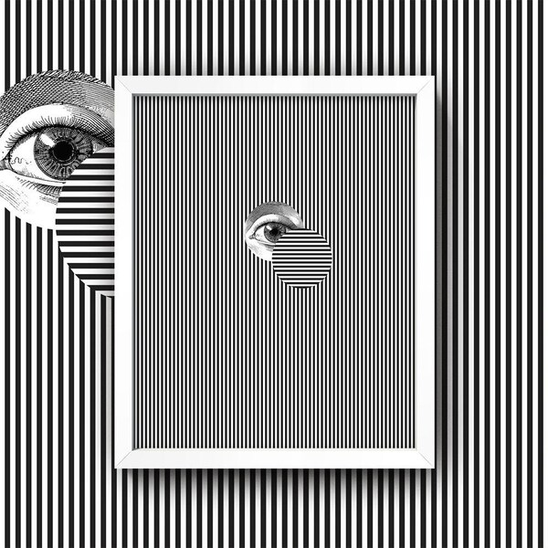 Mod Print Op Art - Etsy