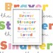AA Milne Quote Print • 2 Sizes! 8X10 and 11X14 • You Are Braver Than ...