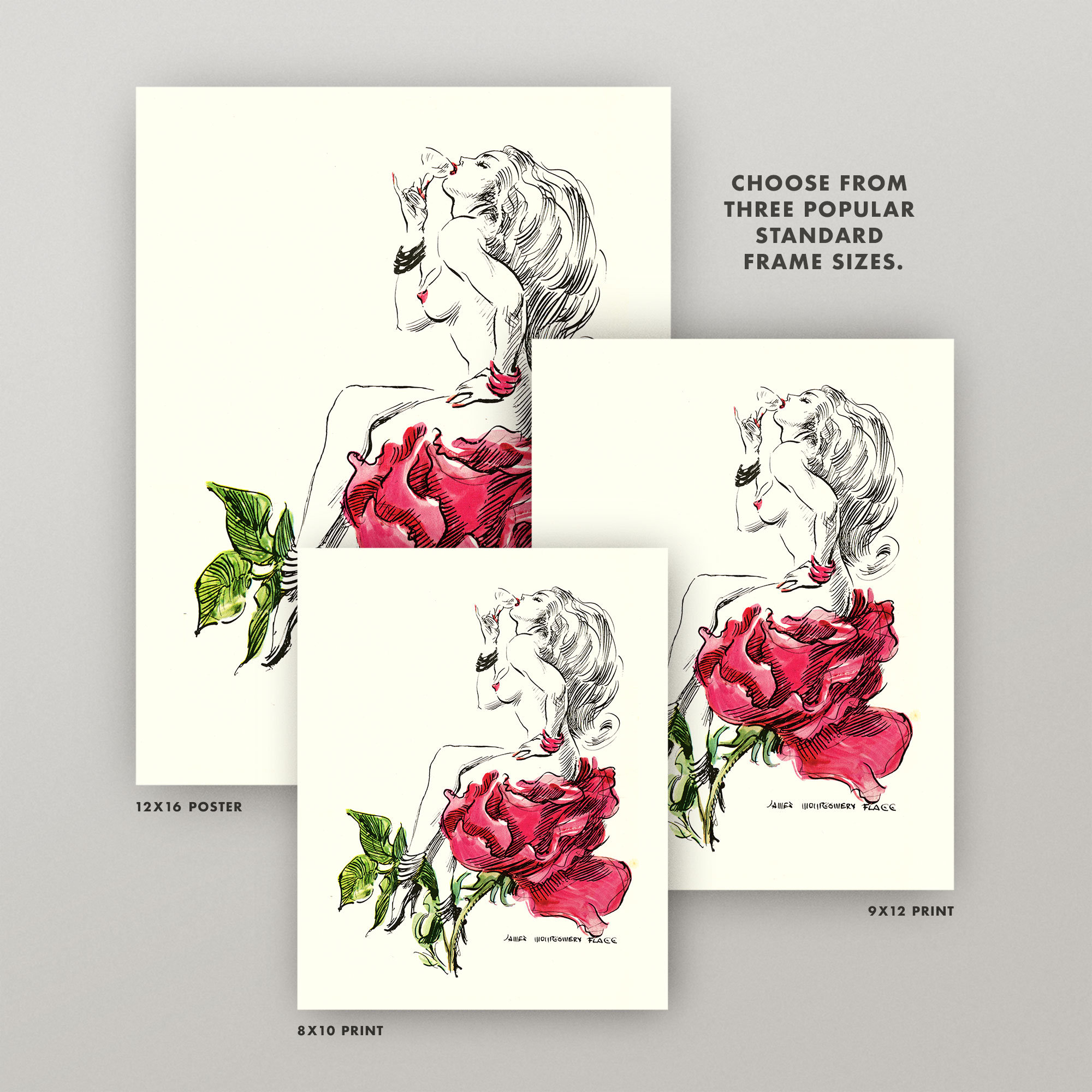 Vintage Pin Up Cocktail Print Pin Up Wall Art 4 Sizes | Etsy