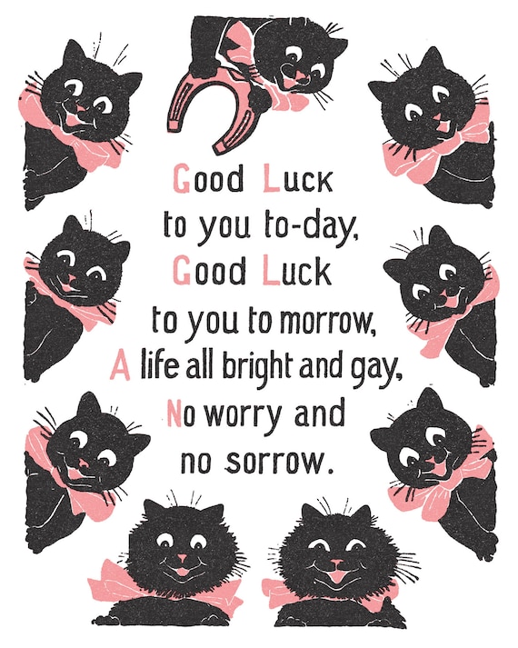 Good Luck Cat Meme