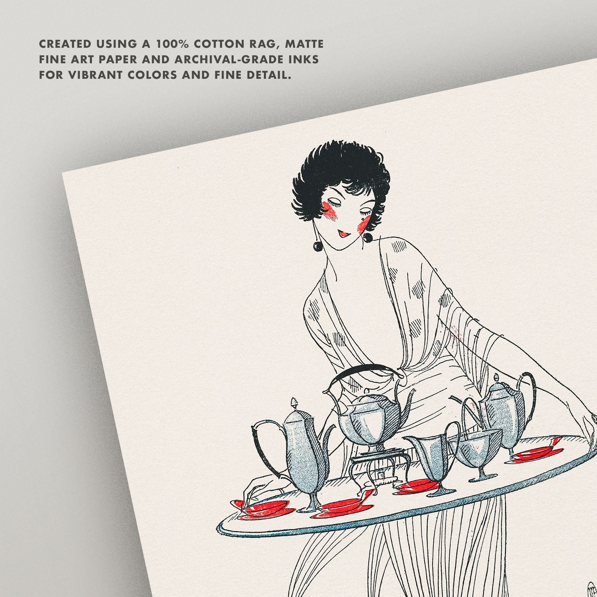 Tea Print Vintage Kitchen Wall Art 8x10 Print Tea | Etsy