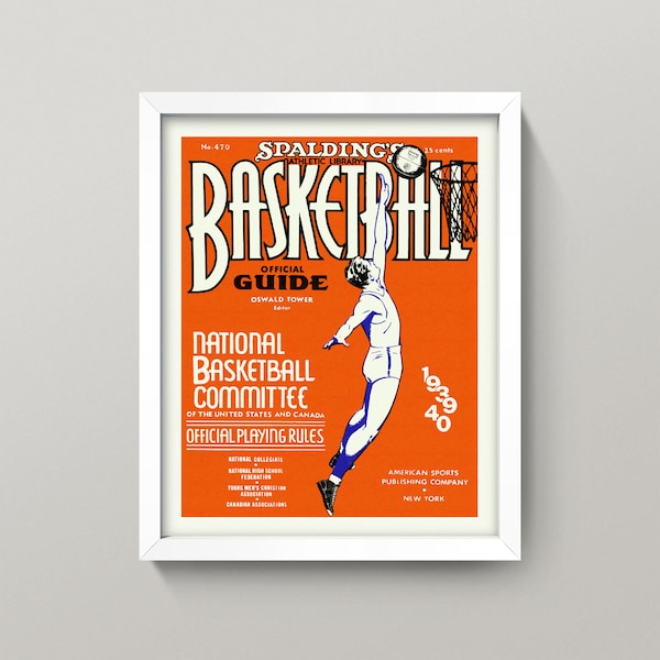 Basketball Poster - Etsy