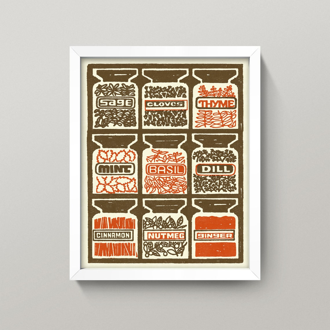 Spice Cabinet Print 4 Sizes High Quality Giclee Print | Etsy