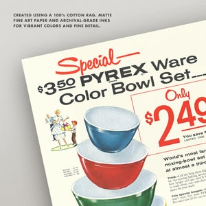 Vintage Cookware Ad • Retro Kitchen Wall Art • 1950s Kitchen Ad ...