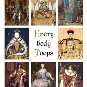 Silly Bathroom Print Everybody Poops 8x10 Print - Etsy