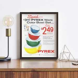 Vintage Cookware Ad • Retro Kitchen Wall Art • 1950s Kitchen Ad ...