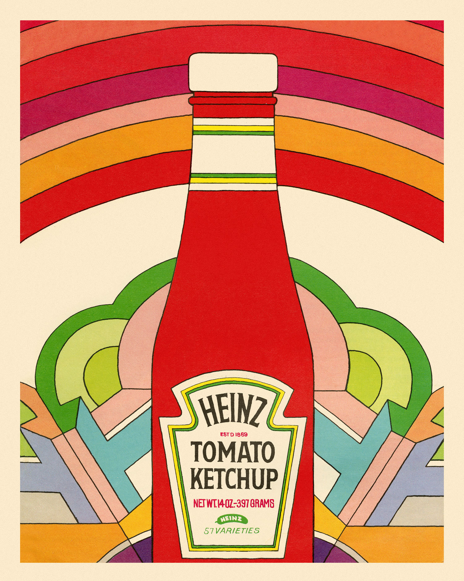 Ketchup Pop Art Print 4 Sizes Vintage Kitchen Wall Art - Etsy Australia