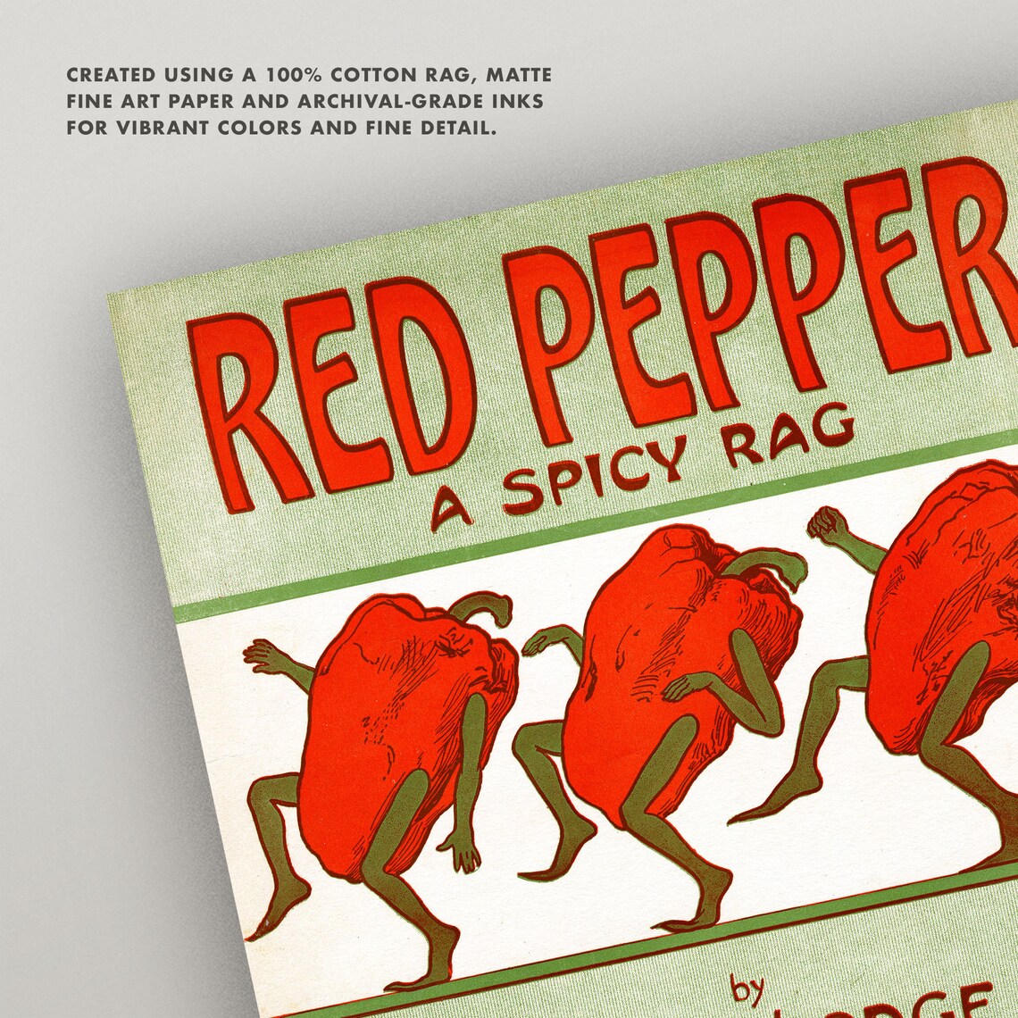 Red Pepper Print • 8x10 Kitchen Wall Art • High Quality Giclée Print ...