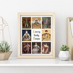 Silly Bathroom Print Everybody Poops 8x10 Print - Etsy