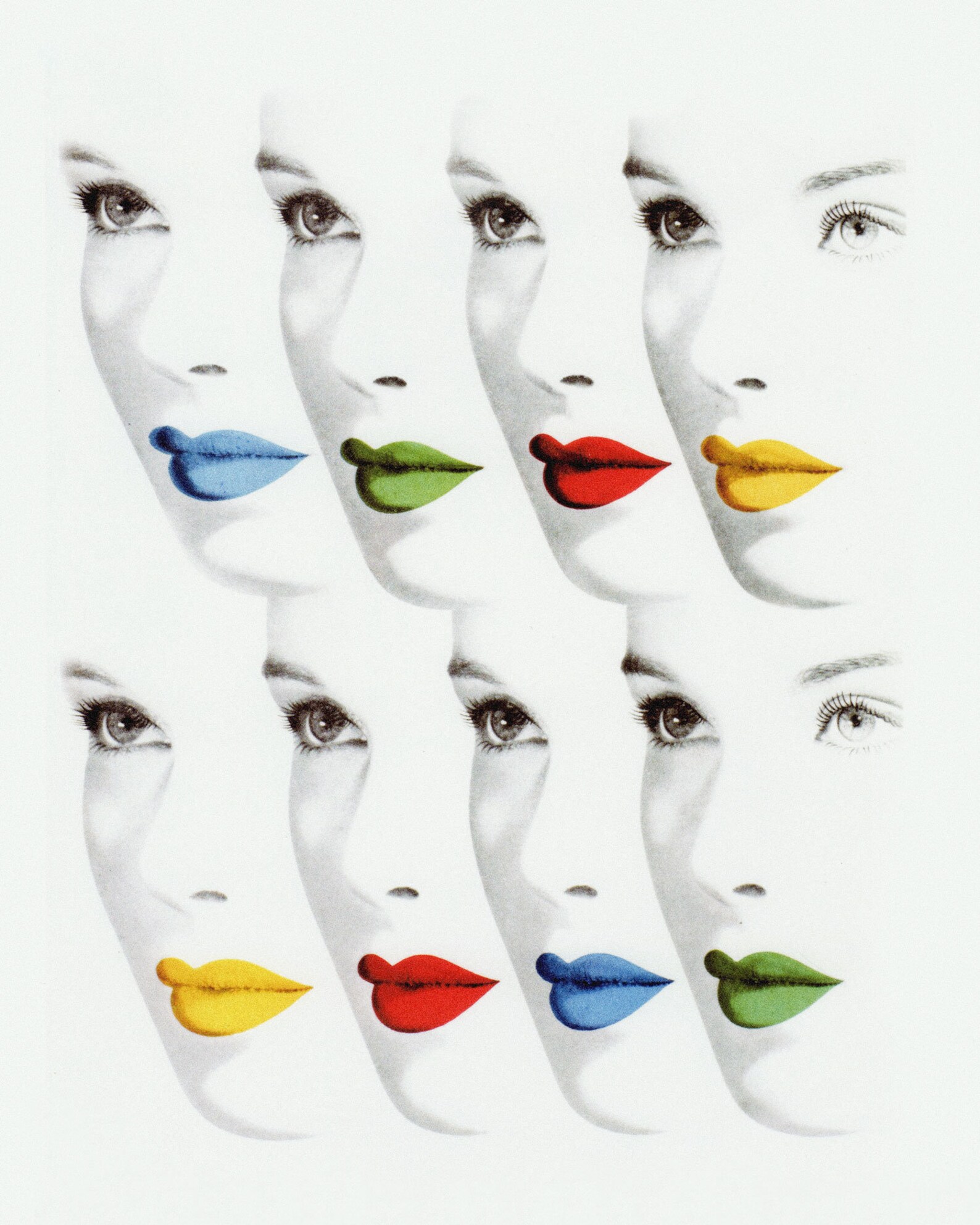 Lipstick Print Vintage Bathroom Art 4 Sizes Retro - Etsy