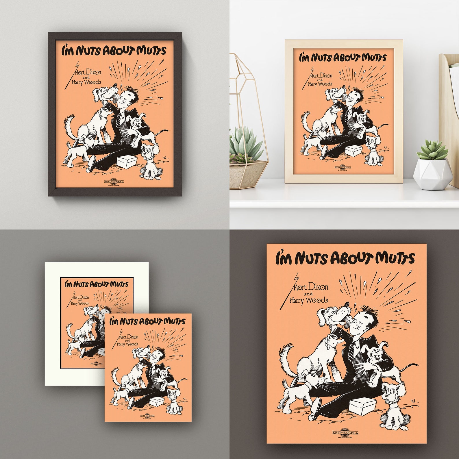 Im Nuts About Mutts Print Vintage Sheet Music Cover Wall - Etsy
