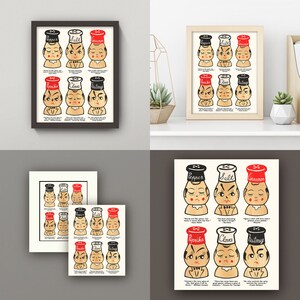 Vintage Spice Rack Kitchen Print • Antique Spices Print • Kitchen ...