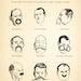 Mustache Print • Vintage Mustache Type Chart • 3 Sizes! • Choose Your ...