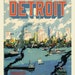 Vintage Detroit Travel Poster • Detroit Print • 5 Sizes! • Port of ...