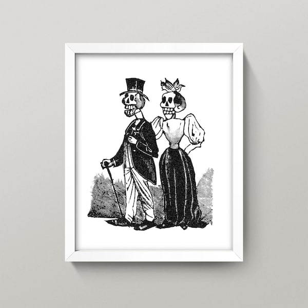 Skeleton Bride Groom - Etsy