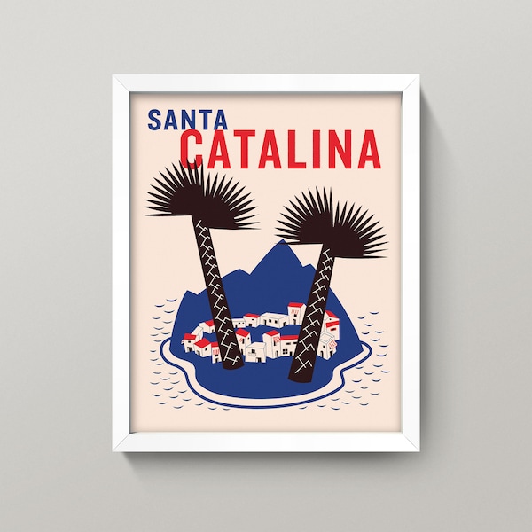 Catalina Island Poster - Etsy