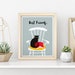 Cat and Book Wall Art Best Friends 8x10 Print High Quality Giclee Print ...