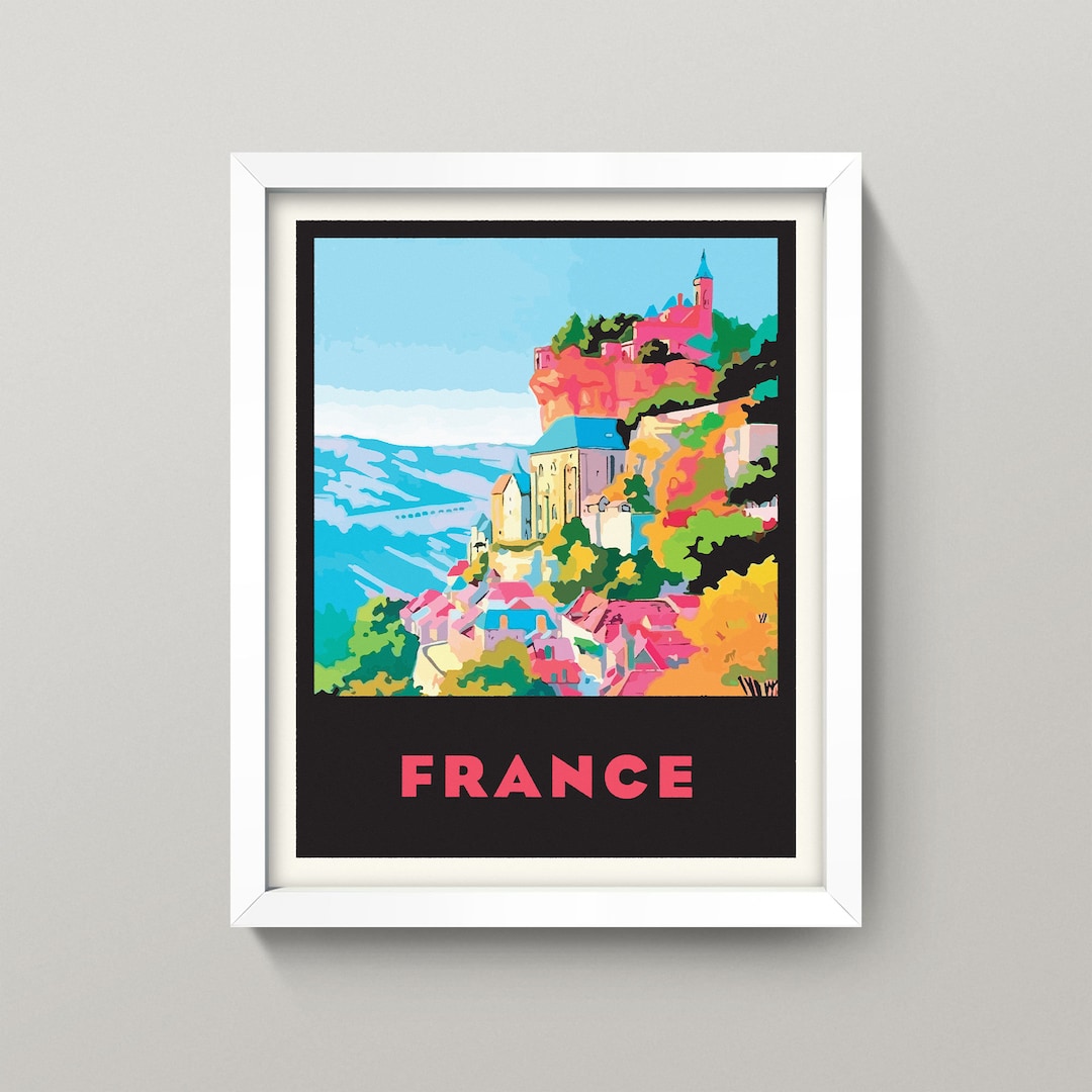 Vintage France Print • France Poster • France Print • France Travel ...