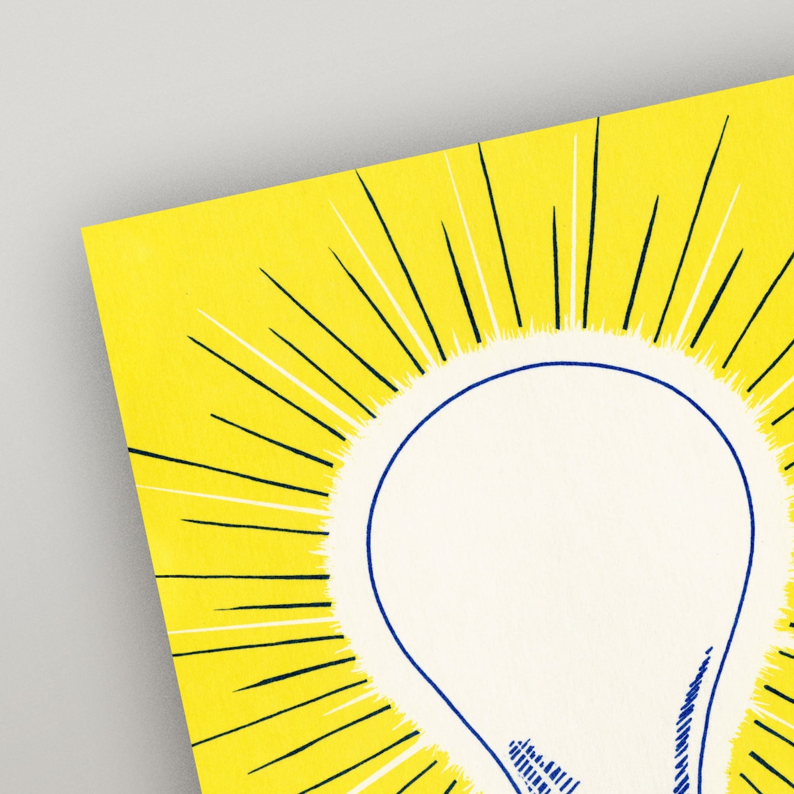 Pop Art Light Bulbs Set of 2 8X10 Prints Tune in Turn on | Etsy