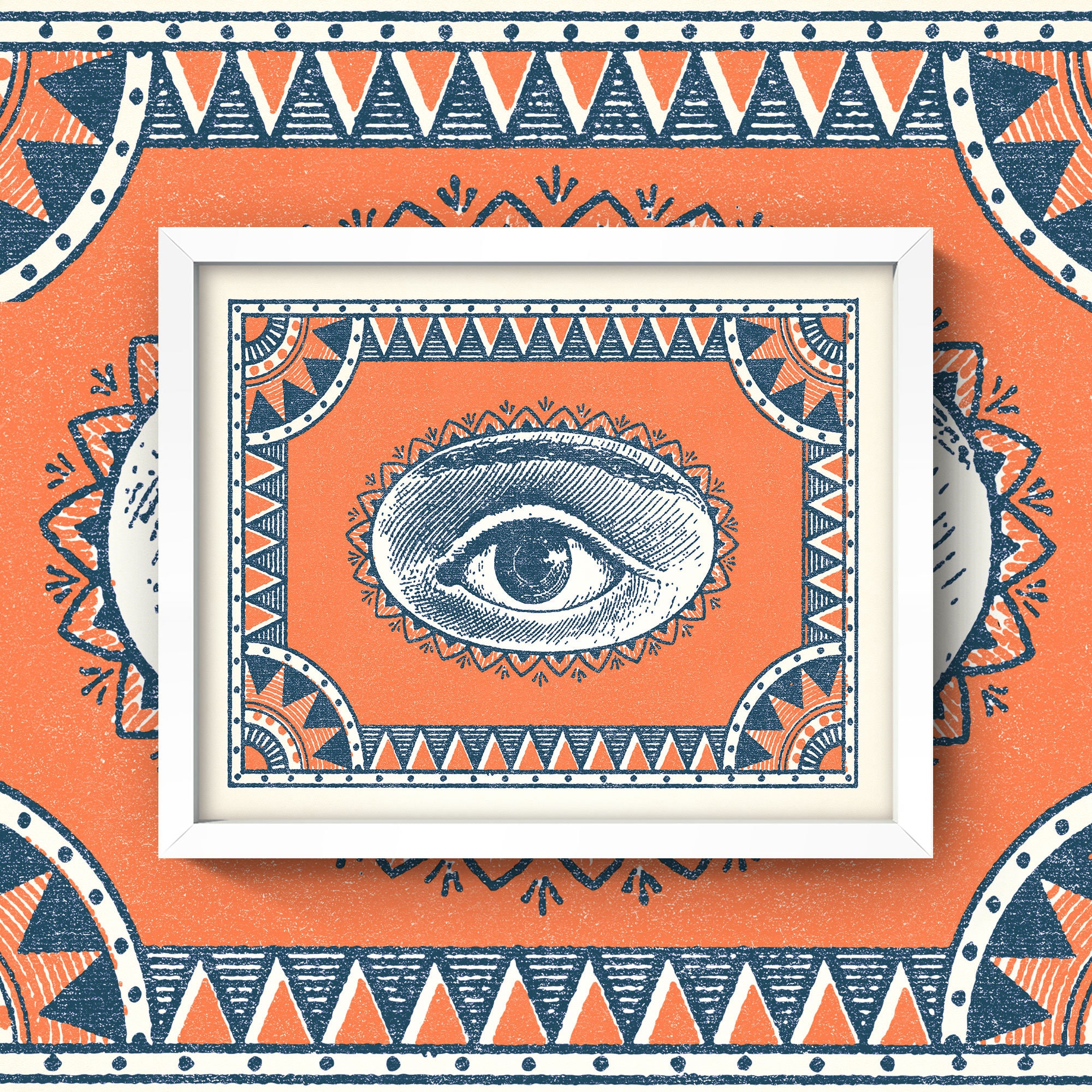 Ornate Eye Print Vintage Eyeball Wall Art 2 Sizes 8X10 & | Etsy