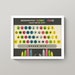 Vintage Typing Chart 4 Sizes Great Mid-century Modern Graphics for ...