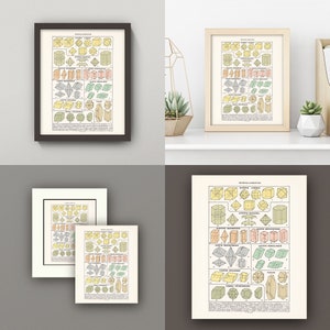 Vintage Crystals Print • Crystals Poster • 4 Sizes! • Antique Crystals ...