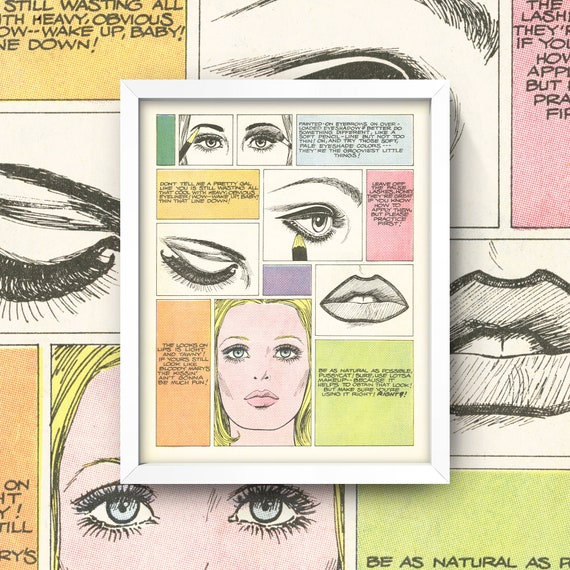 Pop Art Comic Makeup
