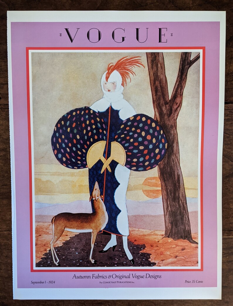 Vintage VOGUE Print (september 1, 1924) - Etsy
