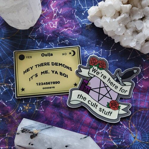 We're Here for the Cult Stuff Buzzfeed Unsolved Decal - Etsy