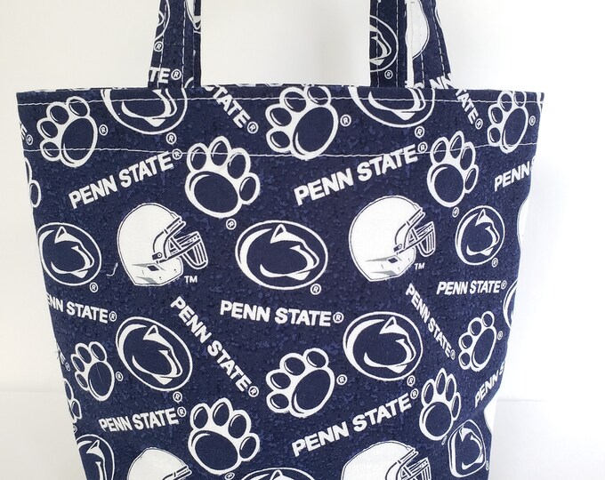 Penn State Gift Bag With Handles, Small Size Fabric Tote, Gift Wrapping ...