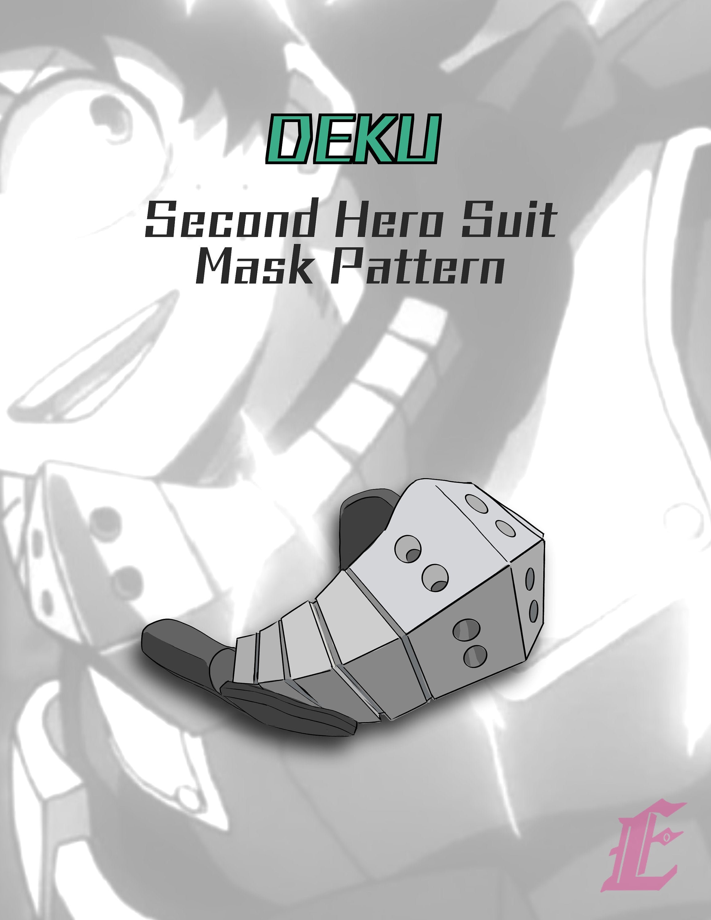 Deku Mask Pattern - Etsy