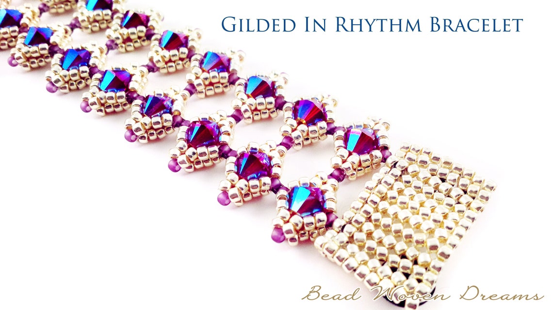 Gilded in Rhythm Bracelet Tutorial: PDF and Video Instructions | Etsy
